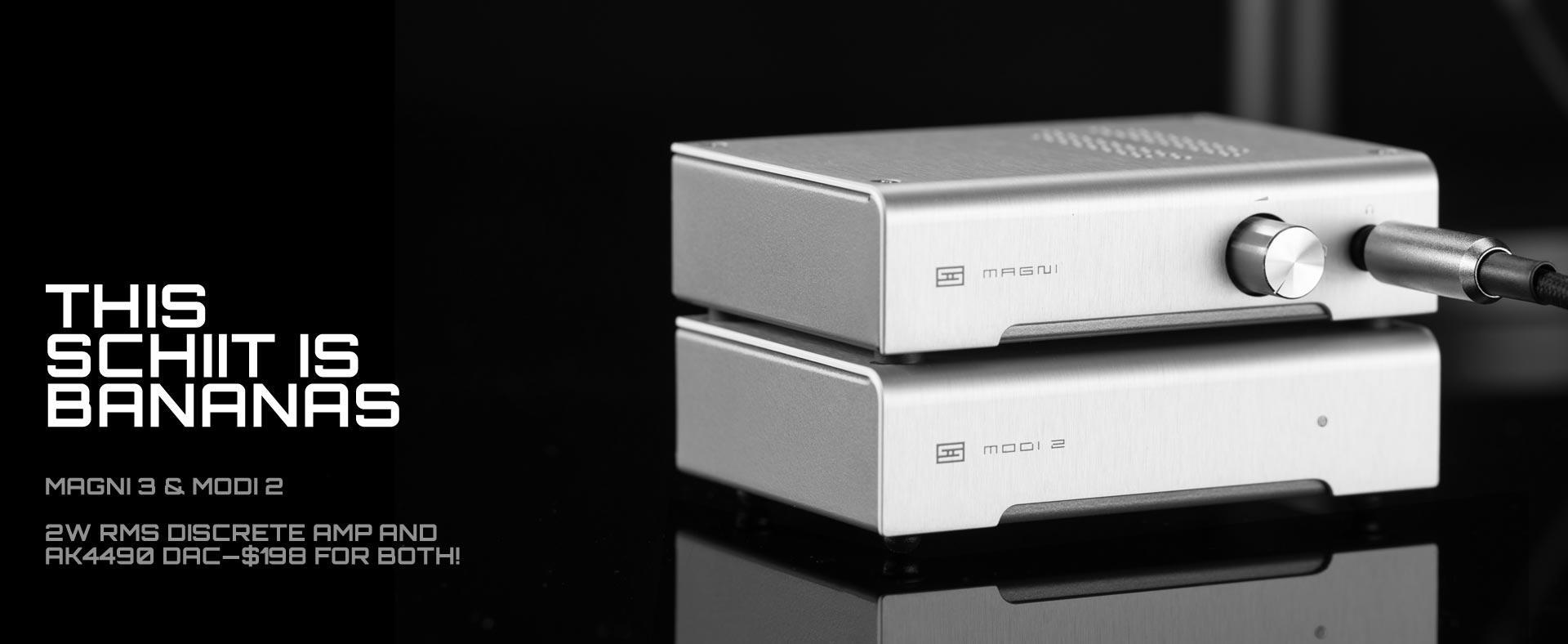 Schiit Audio, Headphone amps and DACs made in USA.